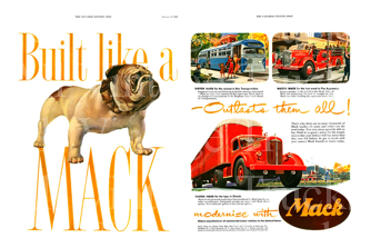 Vintage Poster-Built Like A Mack Truck