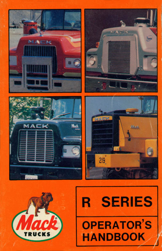 Mack Operator's Manual-R Series